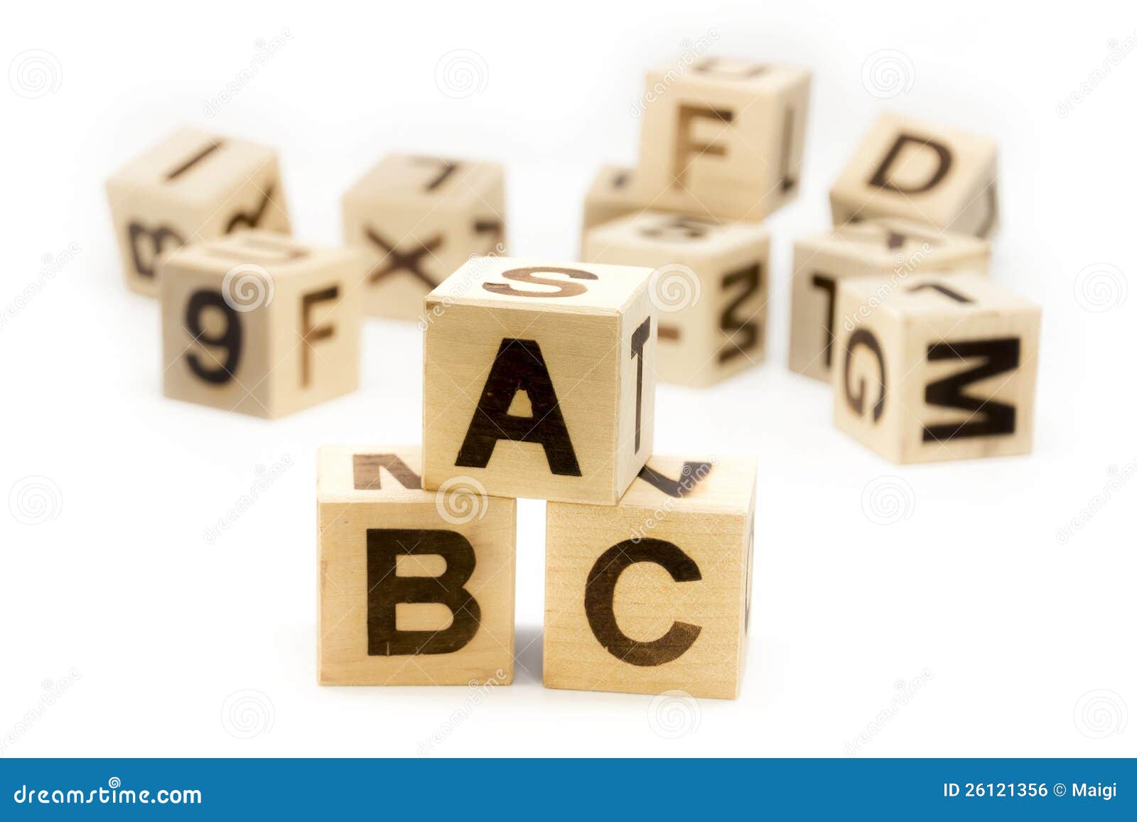 ABC Letter Blocks Stock Photography | CartoonDealer.com #26121356