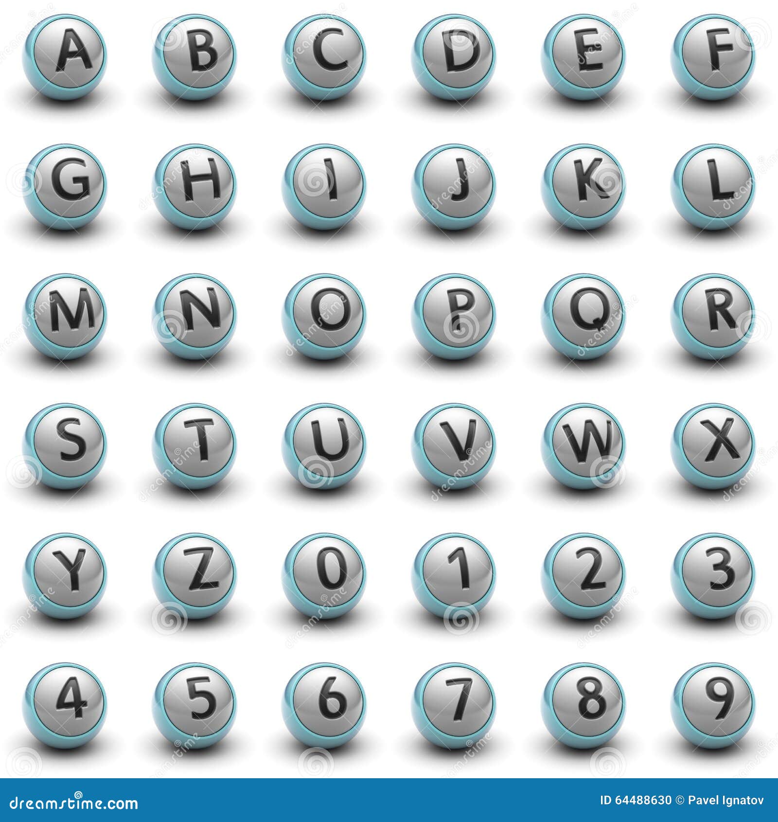 Abc stock illustration. Illustration of design, ball - 64488630