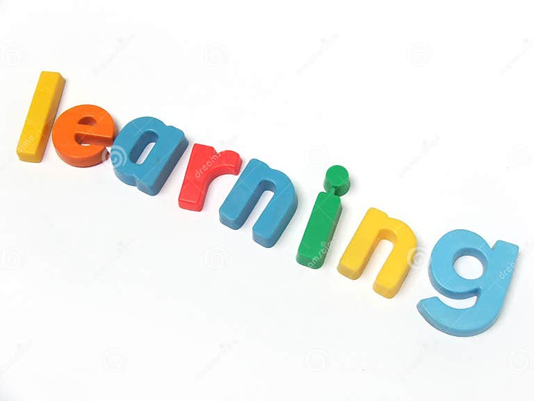 ABC letters learning stock image. Image of preschool, color - 161663