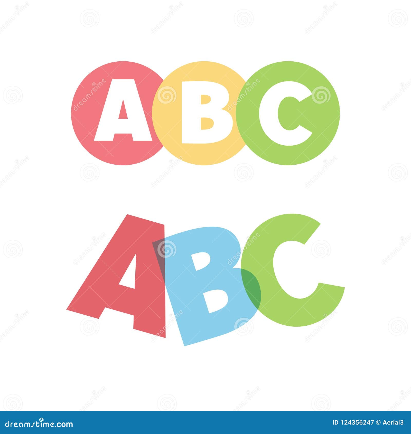 ABC letters. Vector icons stock vector. Illustration of language ...