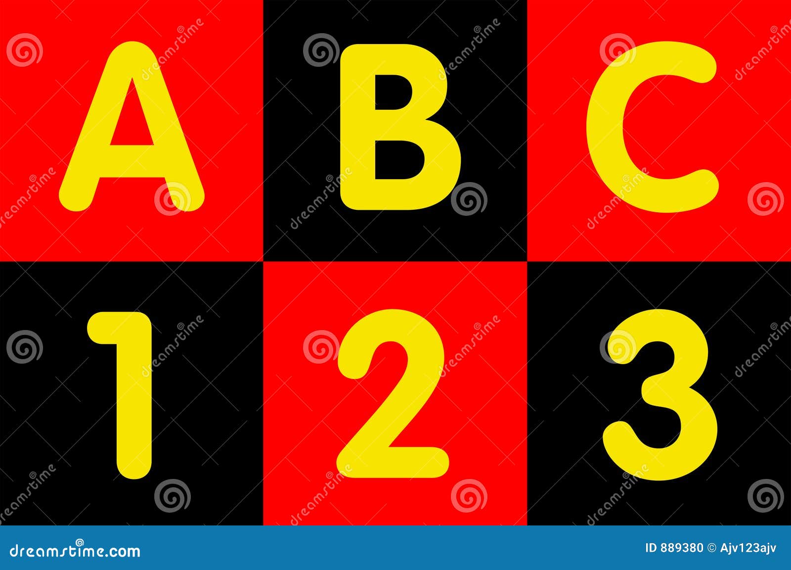 Abc And Numbers 123 Picture. Image: 889380