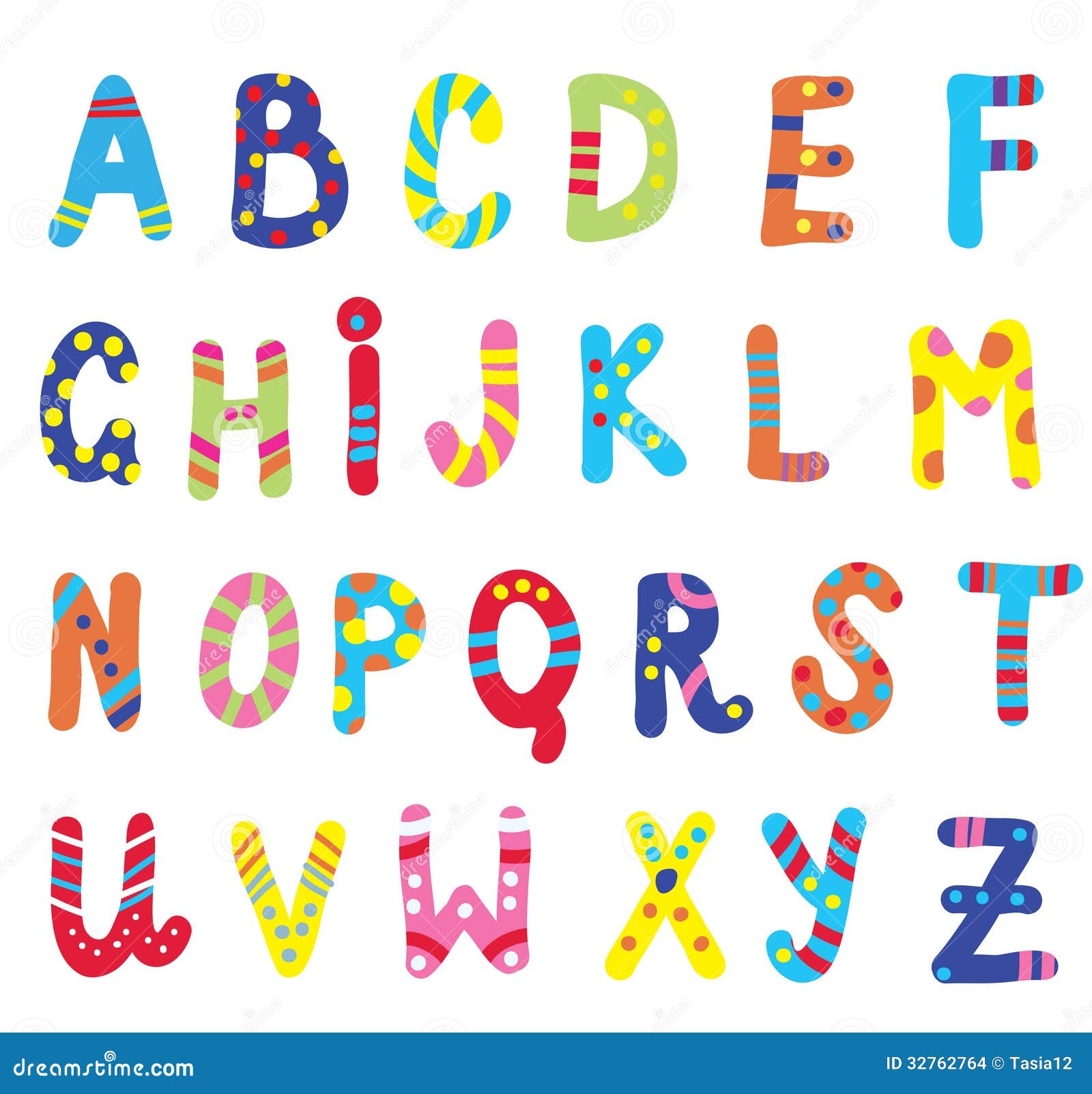 ABC Para Los Niños Divertidos Imagenes de archivo - Imagen: 32762764