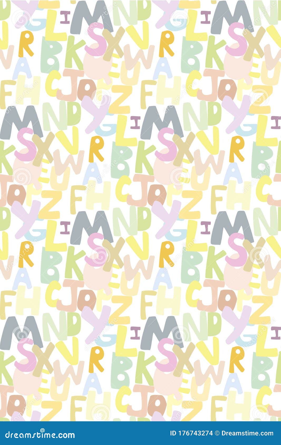 Abc Pattern English Alphabet Vector Stock Vector - Illustration of ...