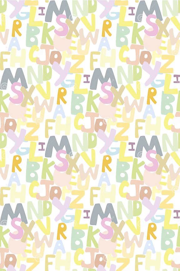 Abc Pattern English Alphabet Vector Stock Vector - Illustration of ...