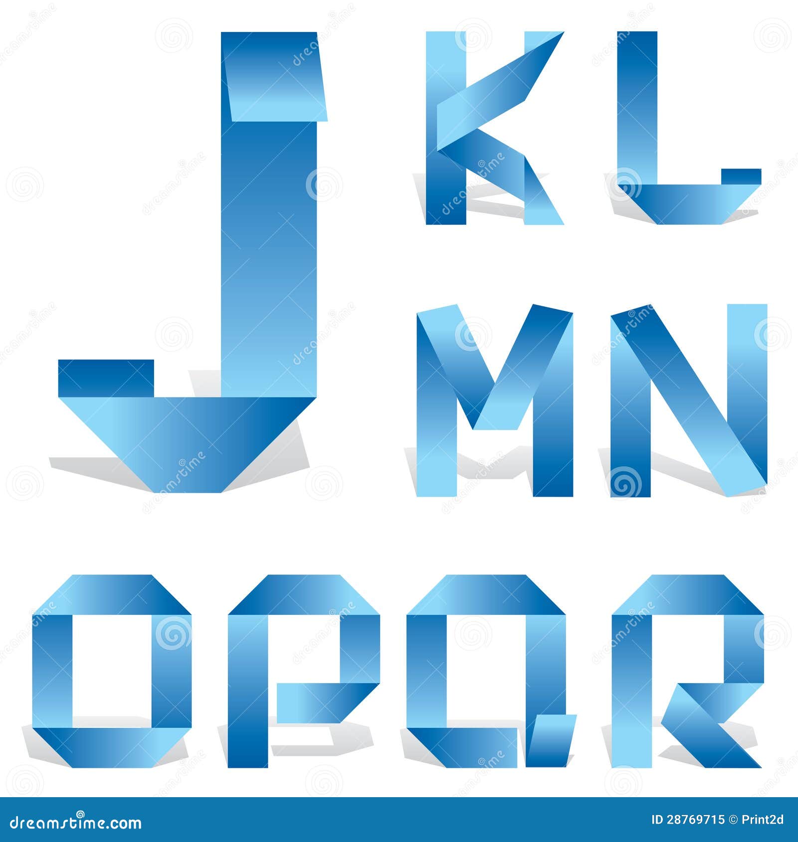 ABC ribbon part 2 stock vector. Illustration of text - 28769715