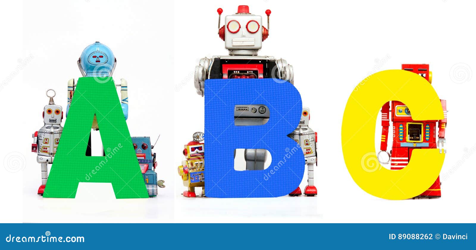 Abc robot stock photo. Image of font, bright, child, concept - 89088262