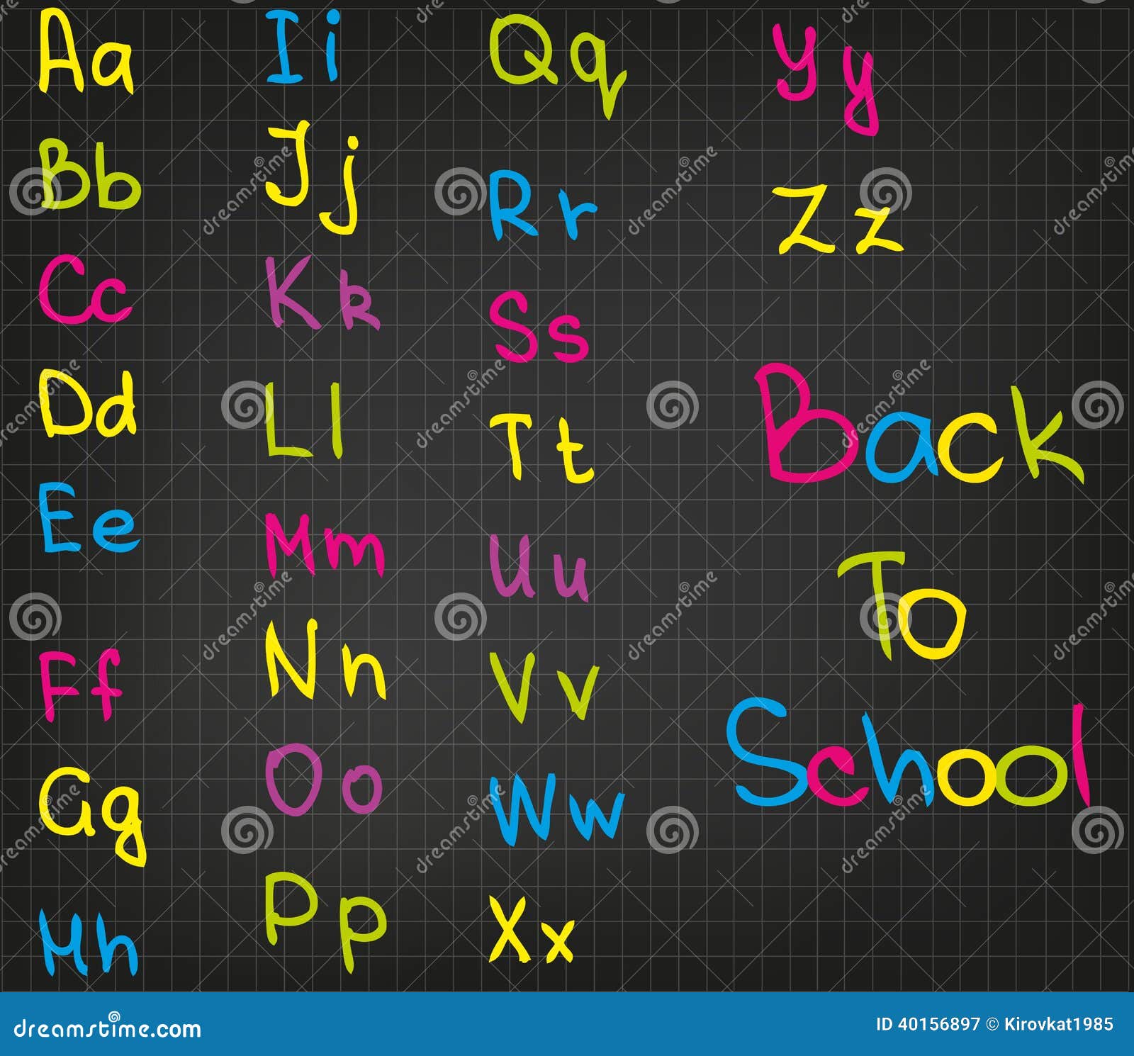 The ABC stock vector. Illustration of education, geometry - 40156897