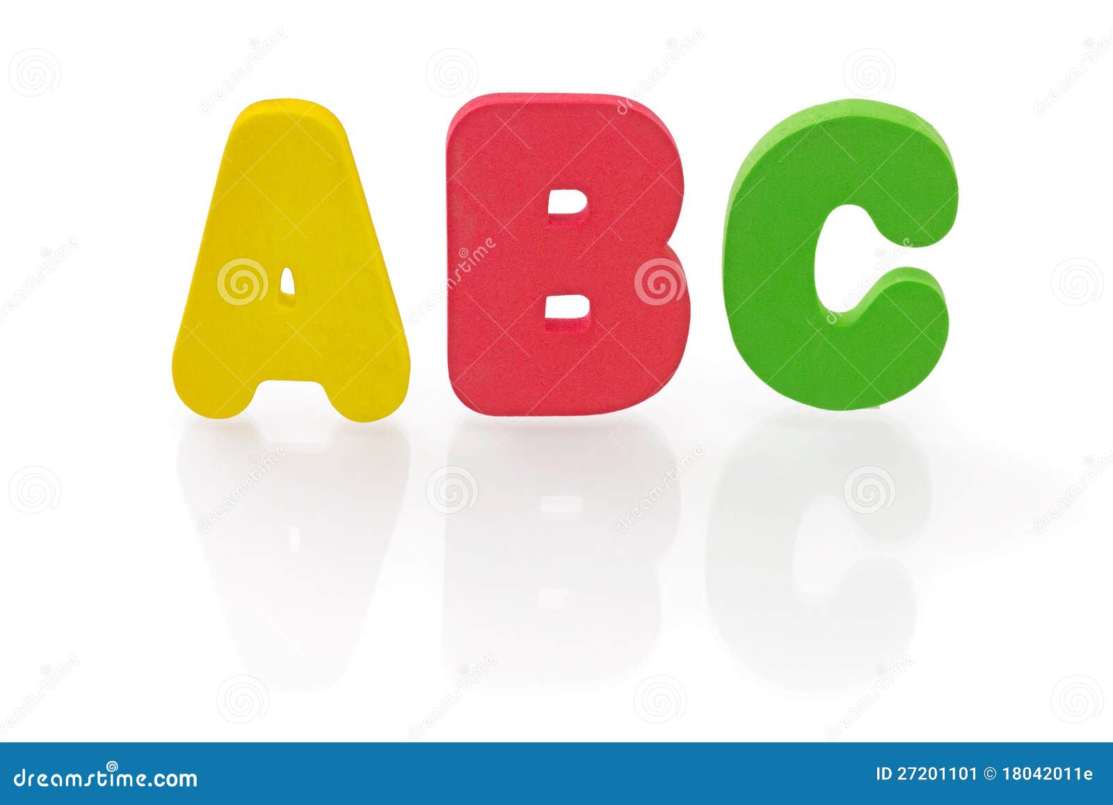 ABC sponge letter on white stock image. Image of preschool - 27201101