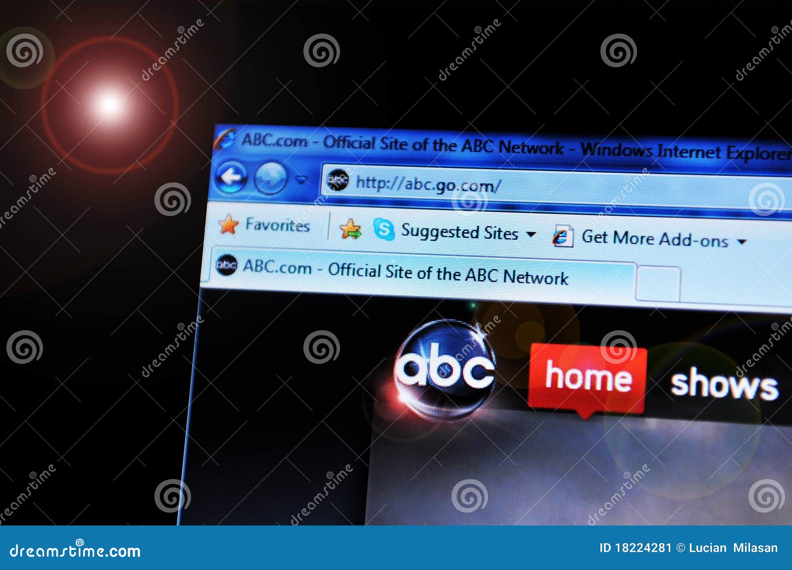 ABC television editorial photo. Image of page, network - 18224281