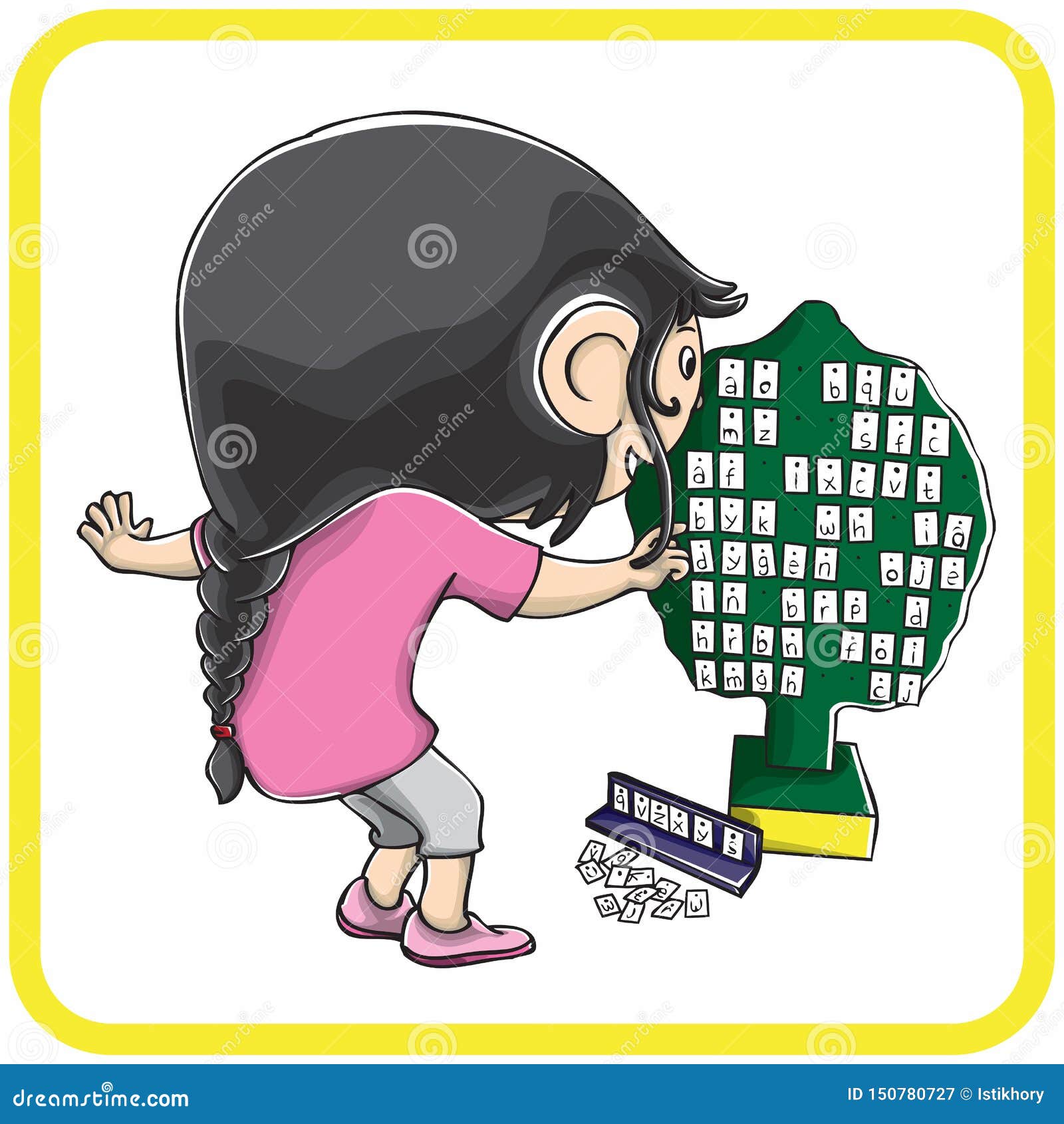 Alphabet Tree Vector Illustration | CartoonDealer.com #21809024