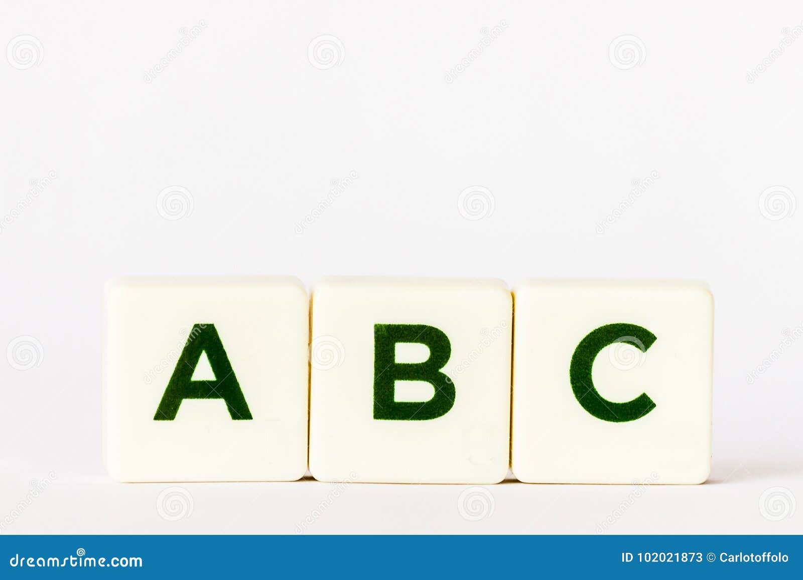 ABC on white tiles stock image. Image of game, learning - 102021873