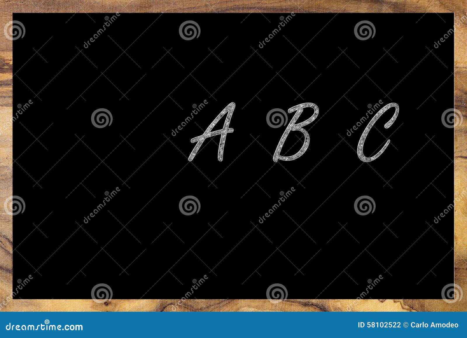 Abc stock photo. Image of text, blackboard, spelling - 58102522
