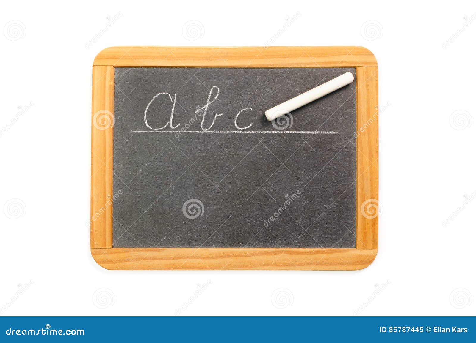 Abc Written on Vintage Chalkboard Stock Image - Image of chalkboard ...