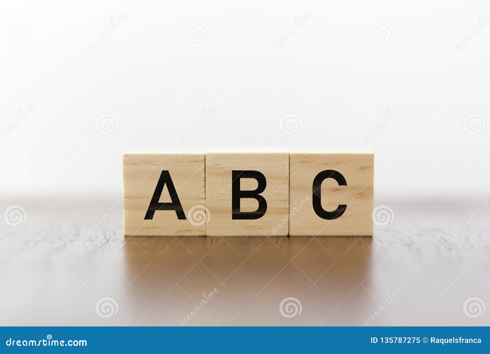 ABC Written on Wooden Cubes Stock Image - Image of letters, cubes ...