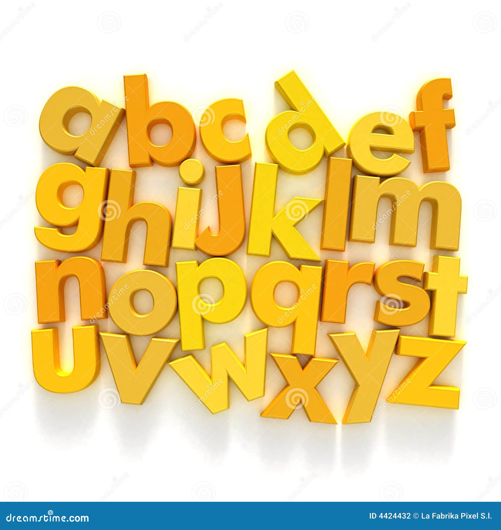 ABC in yellow stock photo. Image of child, plastic, magnet - 4424432