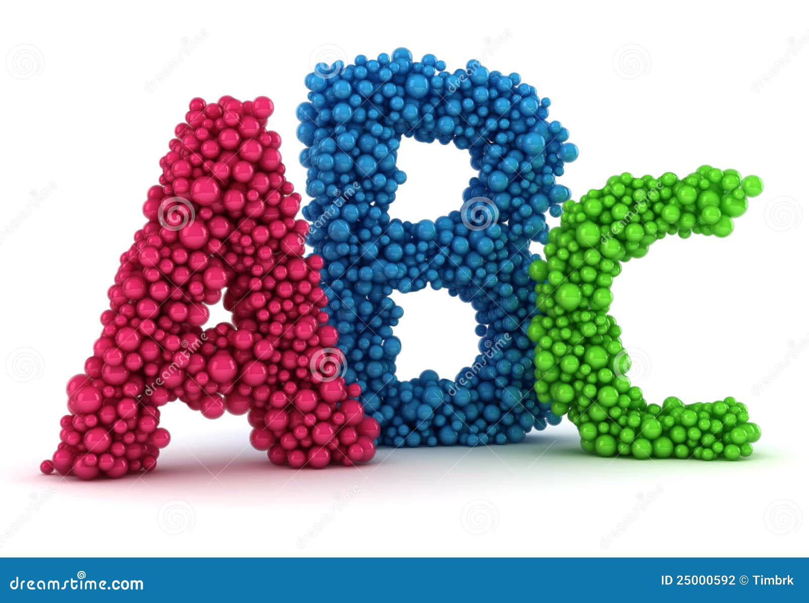 ABC-Zeichen stock abbildung. Illustration von dimensional - 25000592