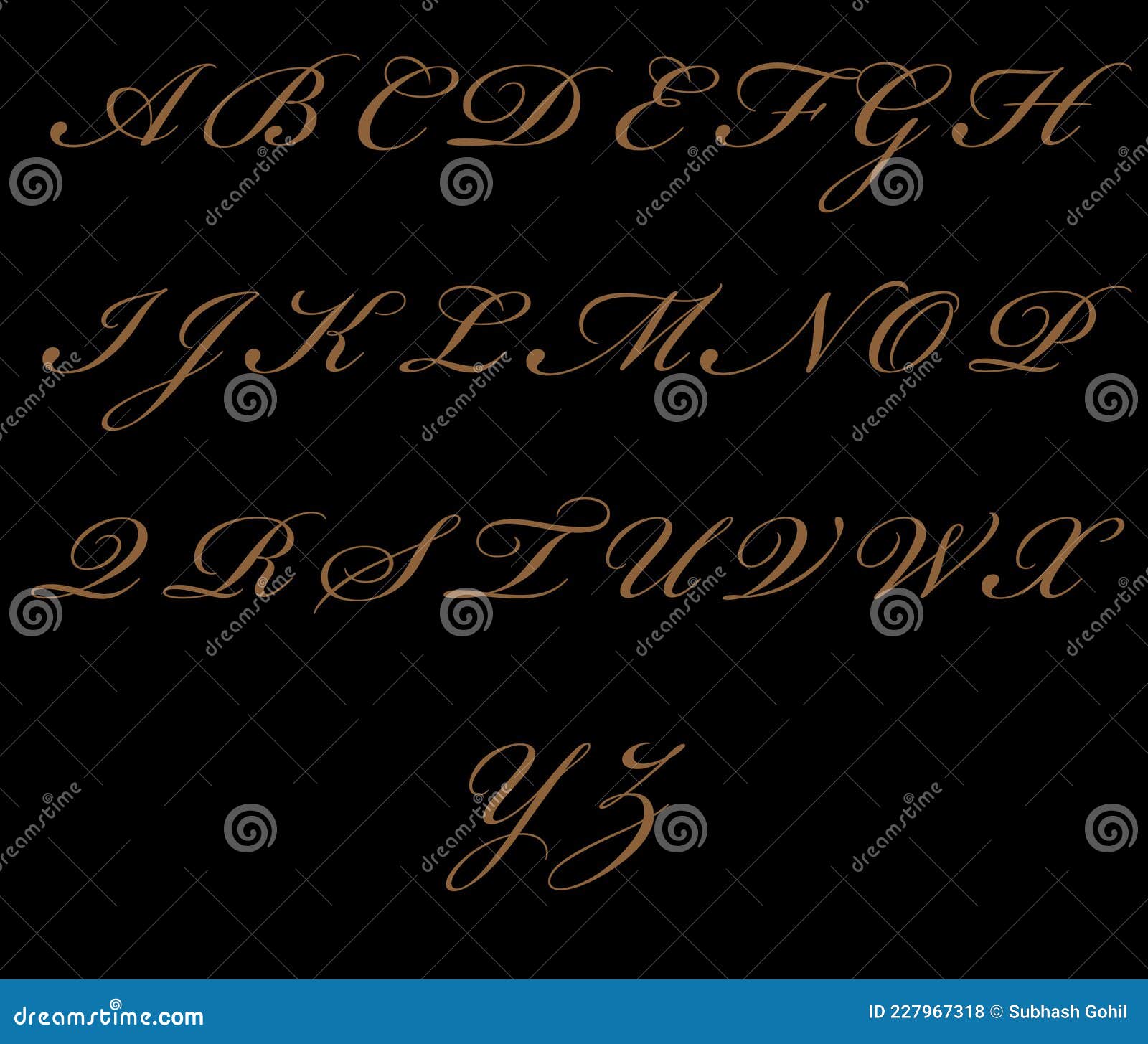 Abcd font background stock illustration. Illustration of calligraphy ...