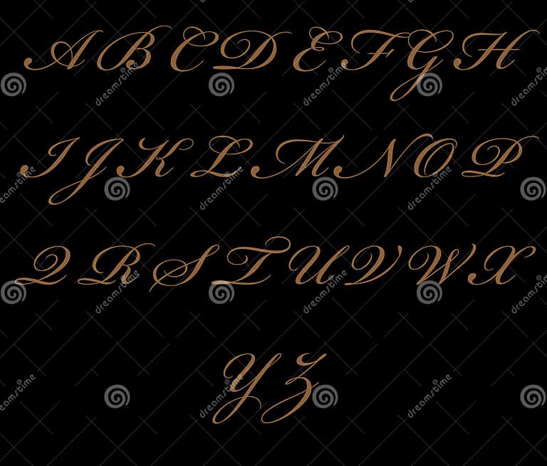 Abcd font background stock illustration. Illustration of calligraphy ...