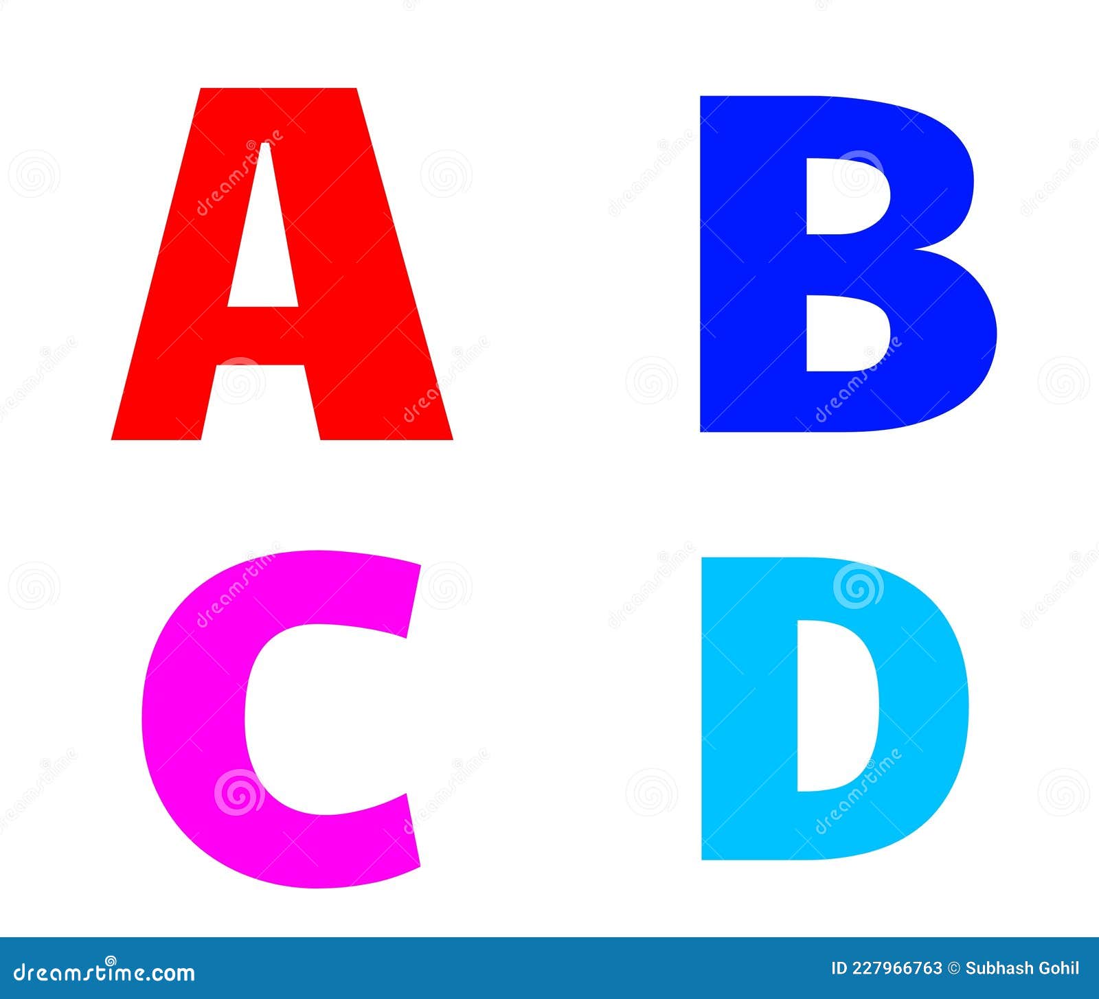 Abcd Font Design Background Stock Illustration - Illustration of ...