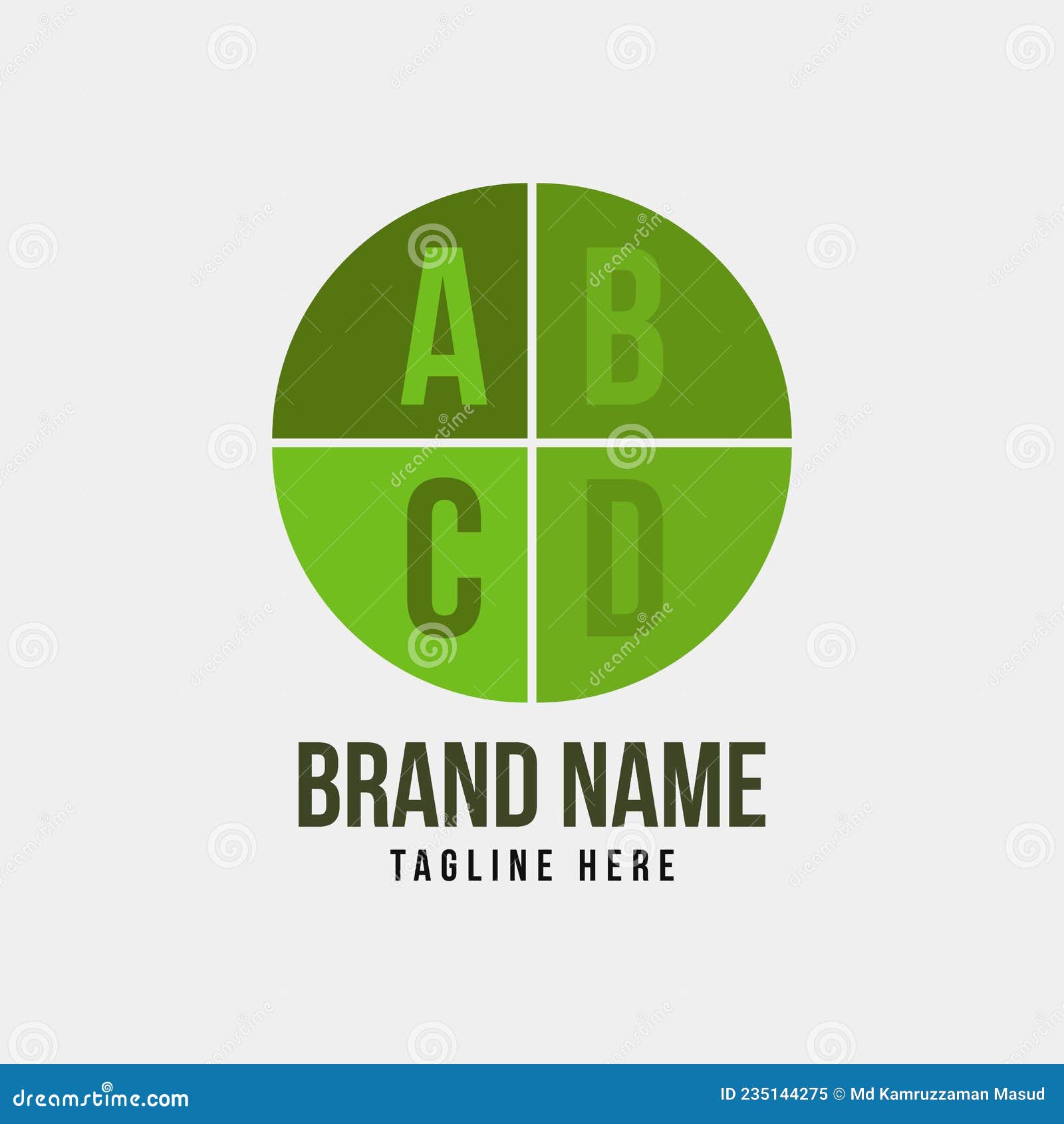 ABCD Logotype Vector Symbol Design.Â Educational Logo Design Stock ...