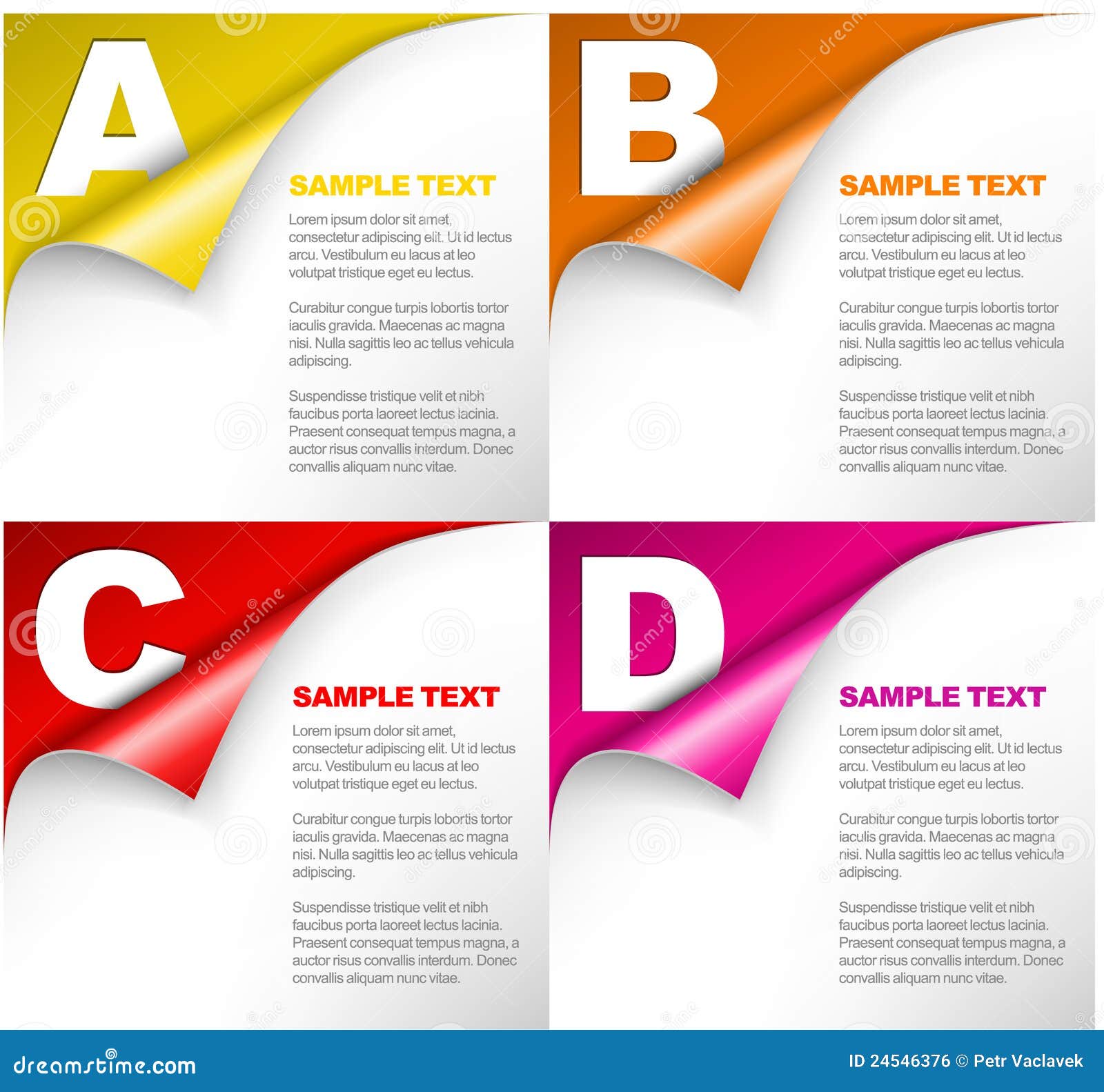 ABCD - Vector Progress Background Stock Vector - Illustration of offer ...