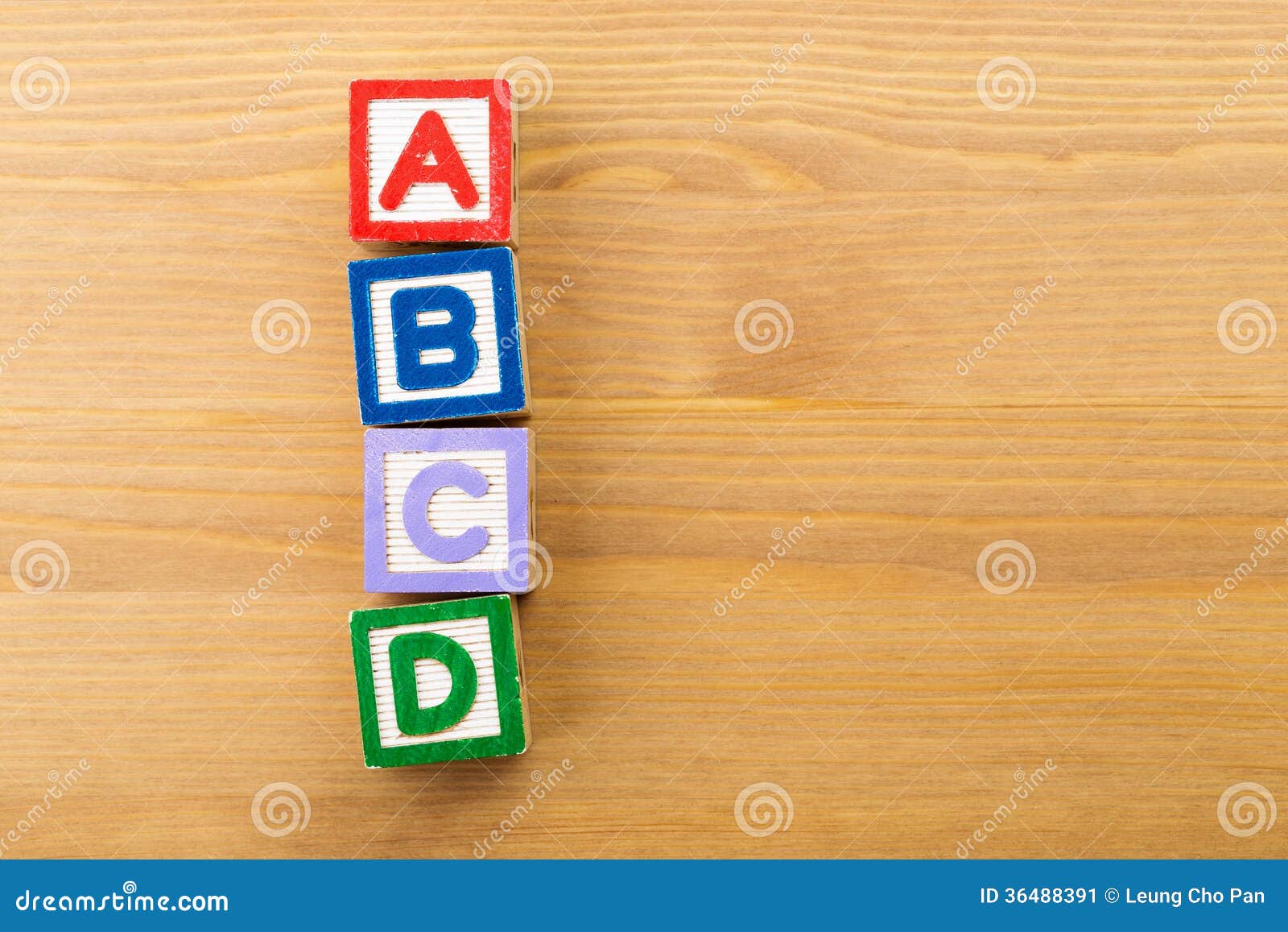 ABCD Wooden Block Alphabet Puzzle Royalty-Free Stock Photography ...