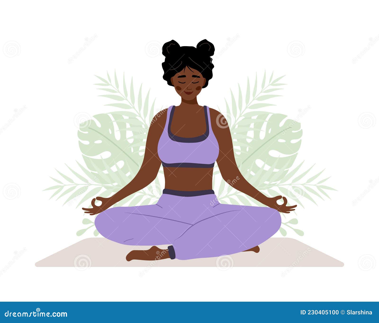 Abdominal Breathing. African Woman Practicing Belly Breathing for ... Abdominal Breathing. African Woman Practicing Belly Breathing for ...