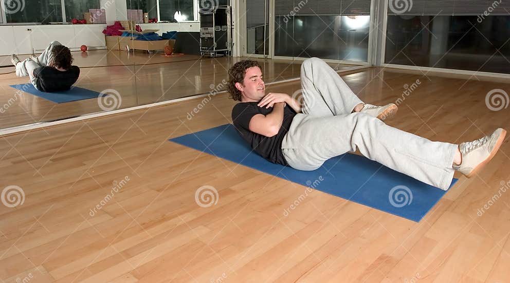 Abdominal exercises stock photo. Image of macho, strength - 487356