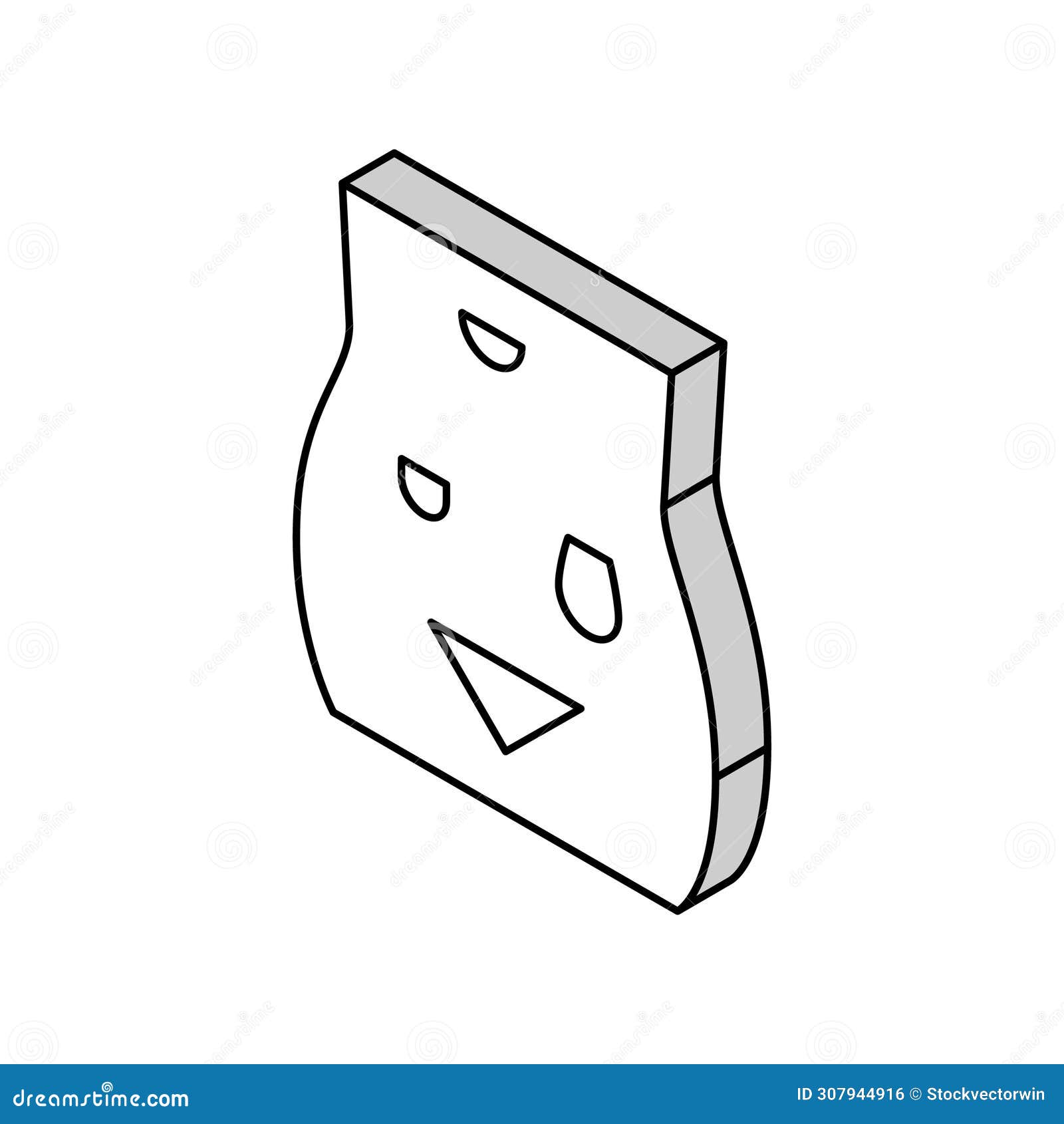 Abdominal Hernias Disease Isometric Icon Vector Illustration Stock Vector Illustration Of