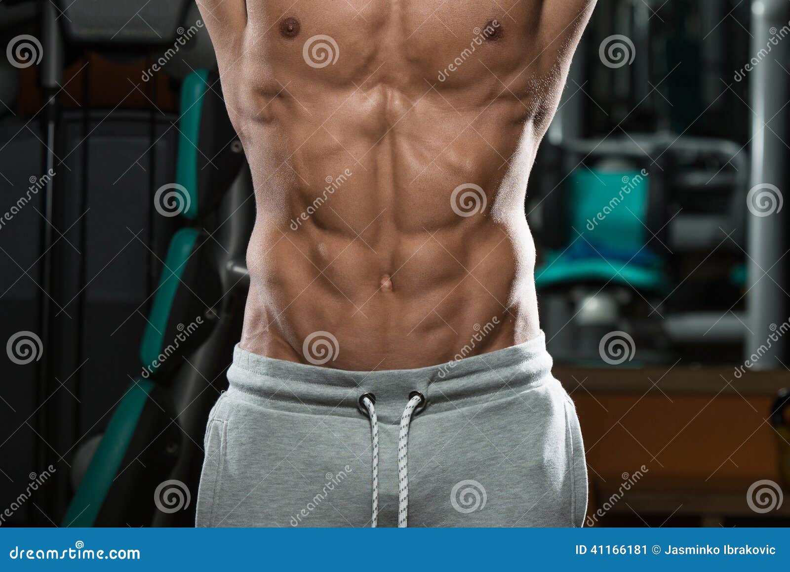 Abdominal Muscle Close Up Shredded To the Bone Stock Image - Image of ...