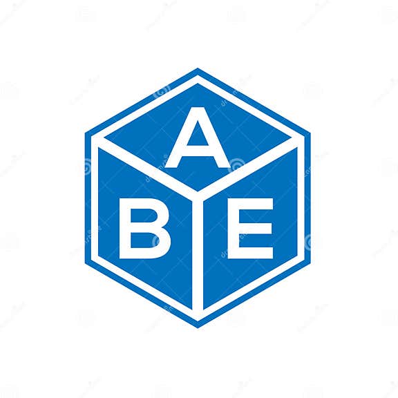 ABE Letter Logo Design on Black Background. ABE Creative Initials ...