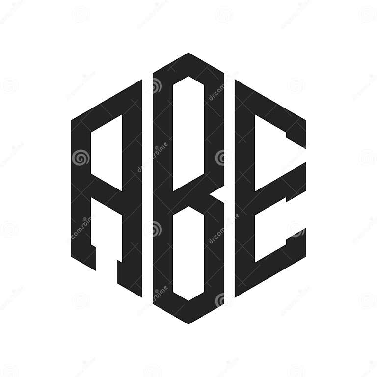 ABE Logo Design. Initial Letter ABE Monogram Logo Using Hexagon Shape ...