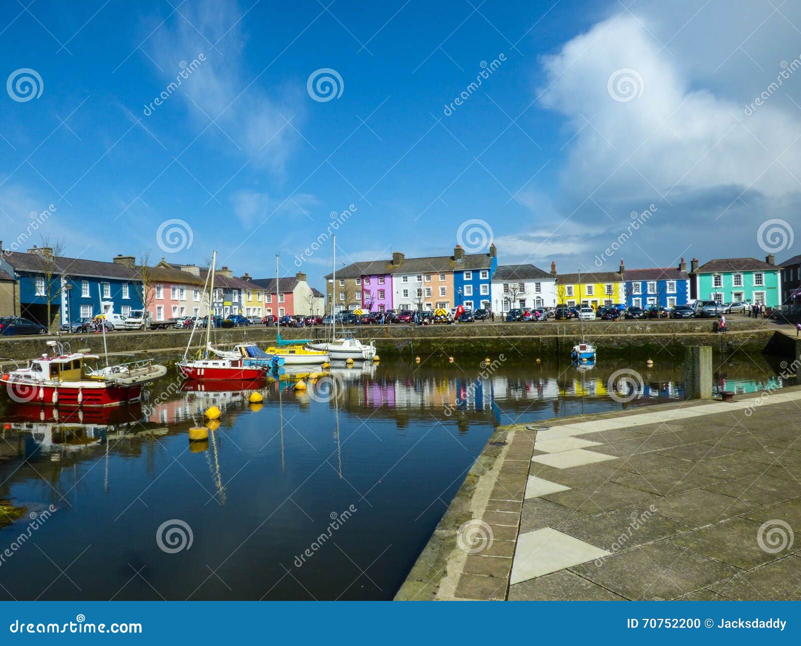 Aberaeron stock photo. Image of harbour, aberaeron, boats - 70752200