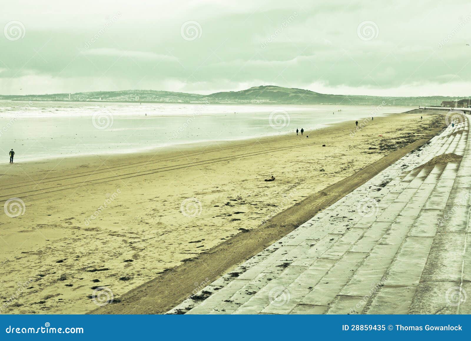 Aberafan beach stock image. Image of empty, cliff, sand - 28859435