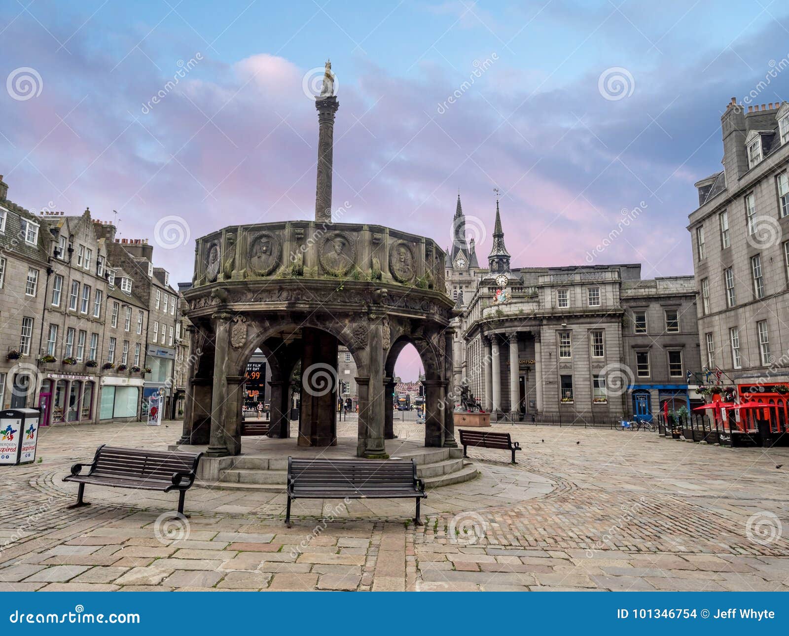 Aberdeen, Scotland imagem de stock editorial. Imagem de fachada - 101346754