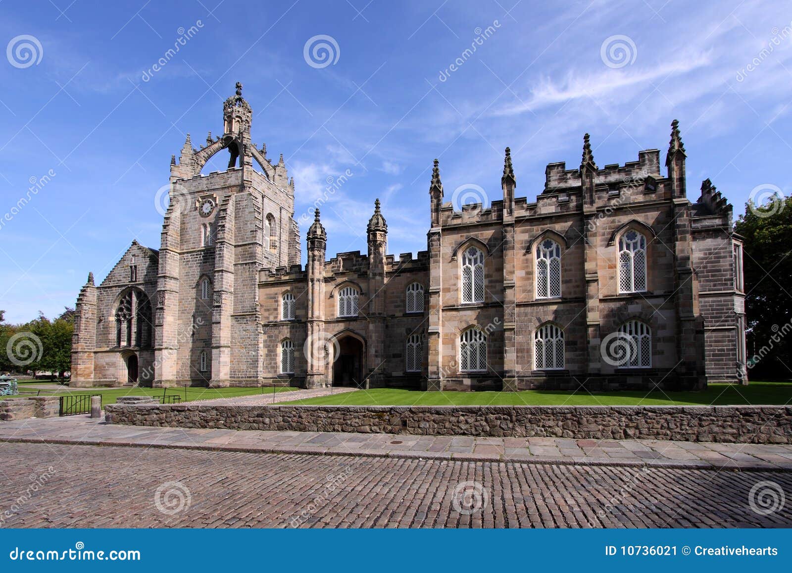 Aberdeen University King S College Building Stock Image - Image of ...