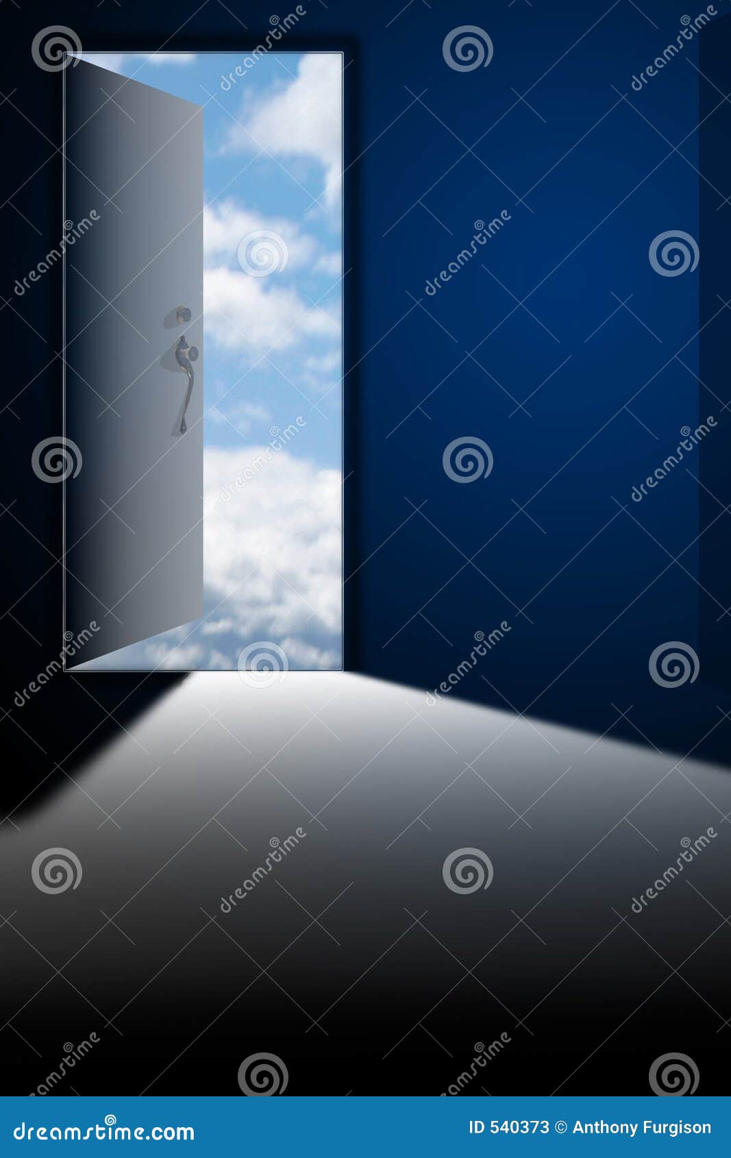 Aberto ilustração stock. Ilustração de entrada, esperto - 540373