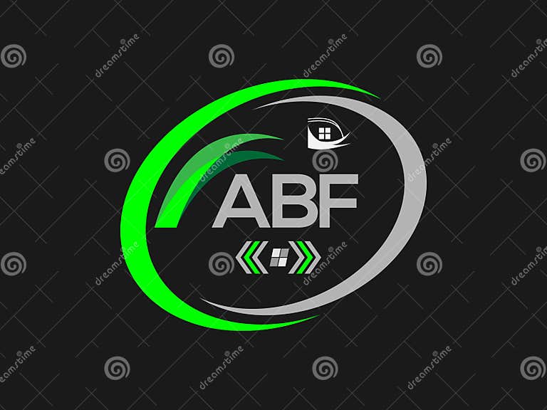 ABF Letter Logo Design. ABF Simple and Modern Monogram Logo Stock ...