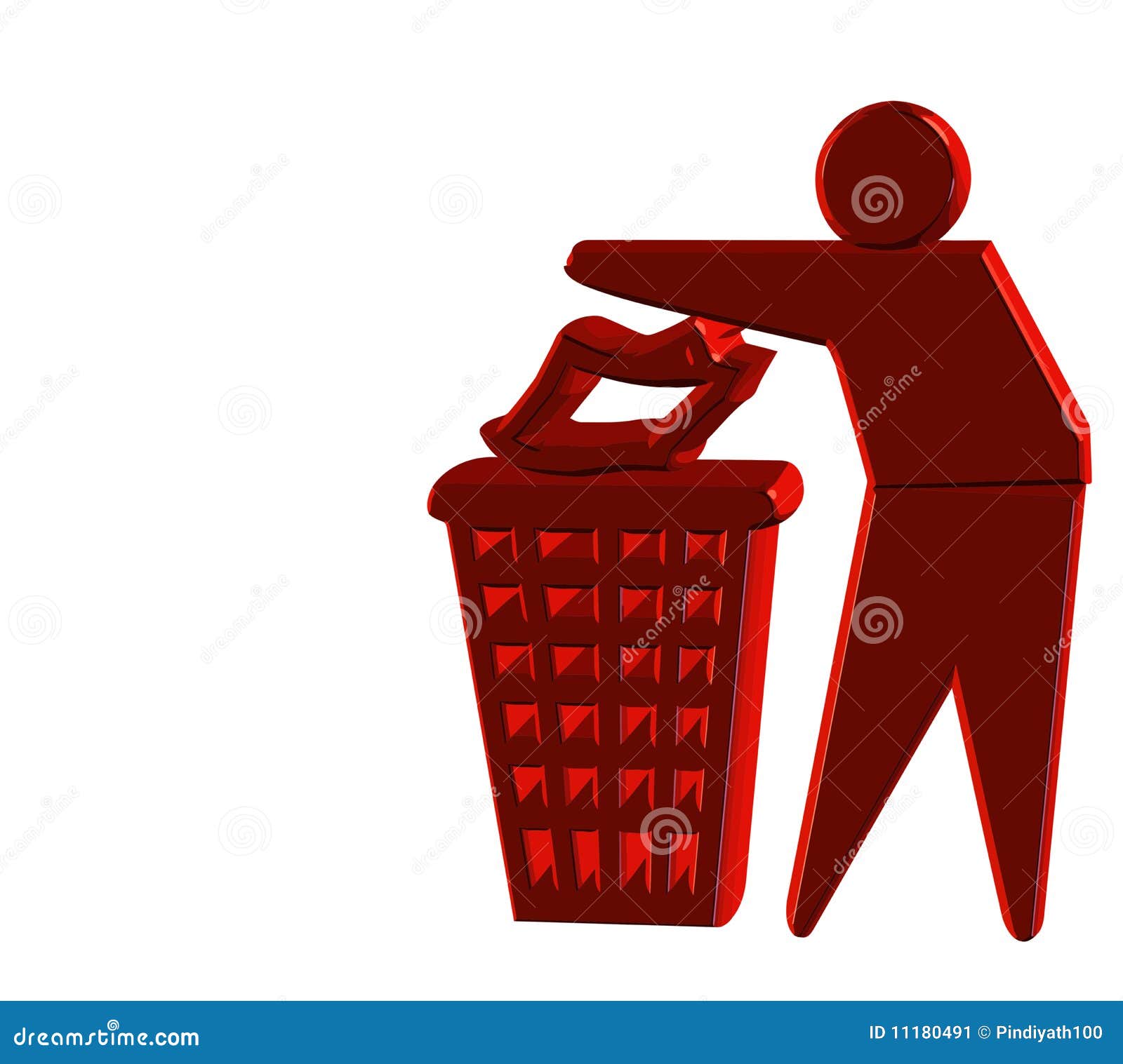 Abfall-Zeichen vektor abbildung. Illustration von vektor - 11180491