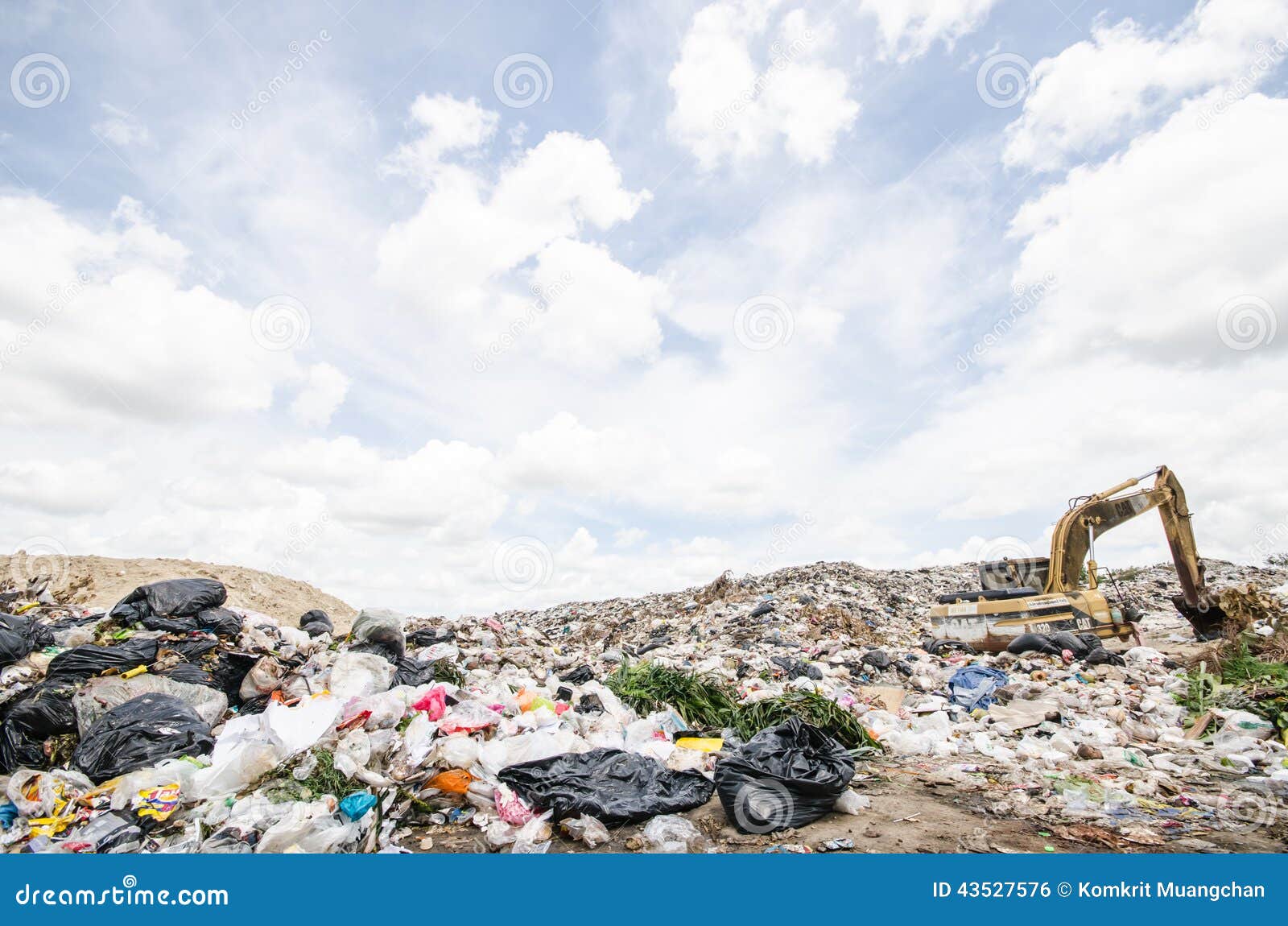 Abfallhaufen redaktionelles foto. Bild von blau, abfall - 43527576