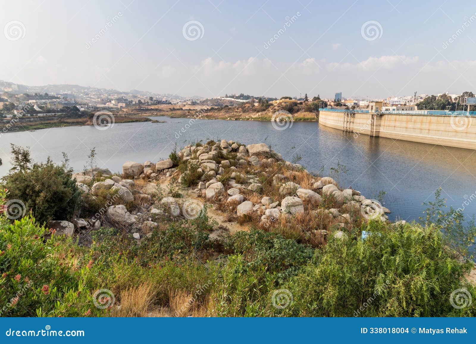 Abha Lake in Abha City, Saudi Arab Stock Photo - Image of picturesque ...