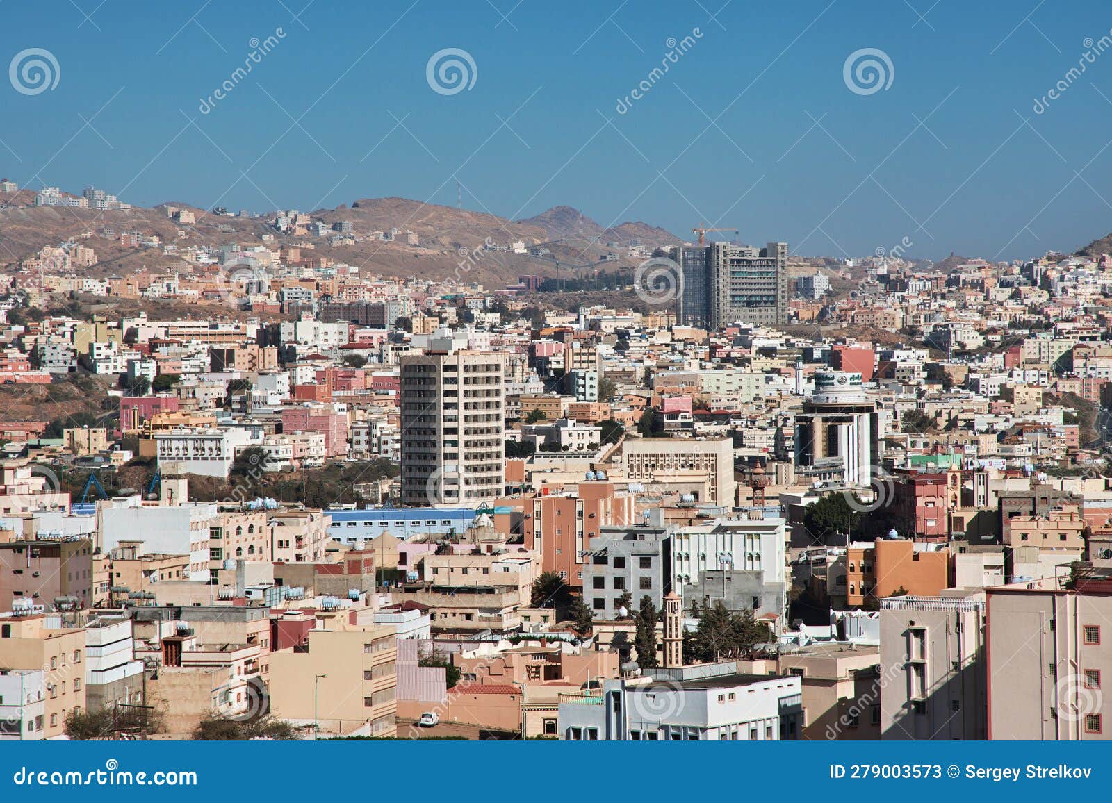 Abha, Saudi Arabia - 07 Mar 2020: the Panoramic View of Abha City ...