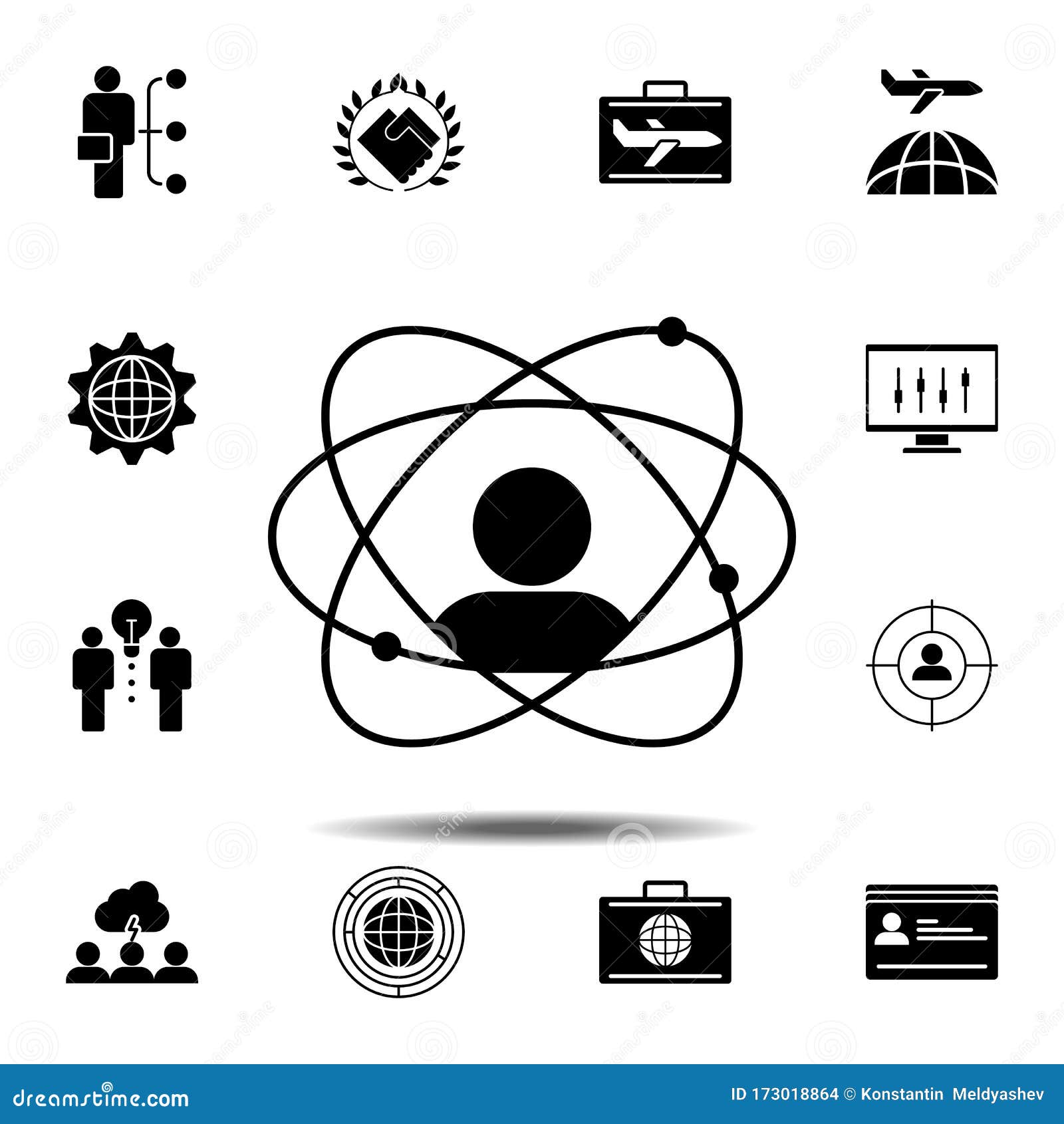 Abilities, Development Icon. Simple Glyph Vector Element of Business ...