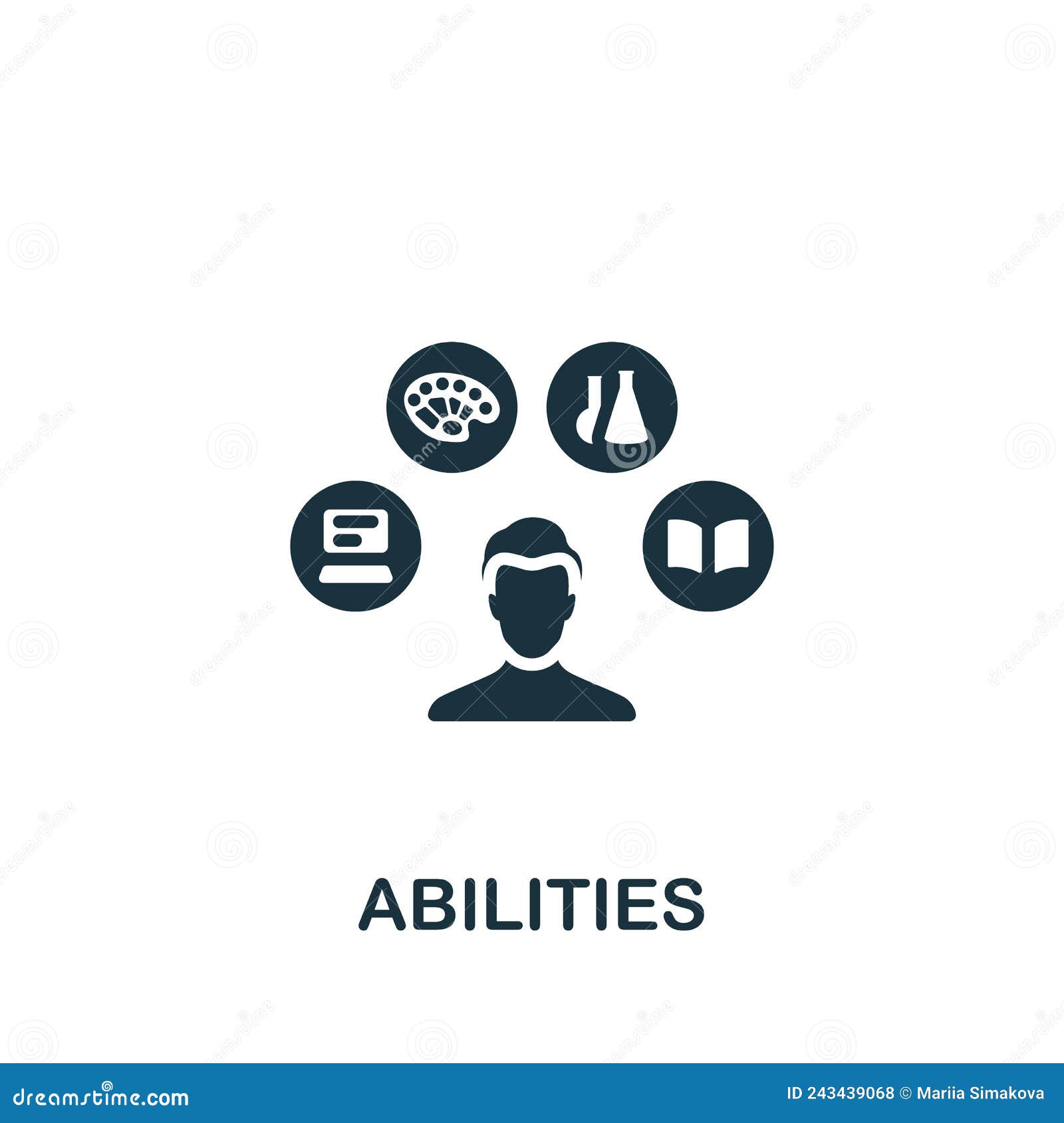 Abilities Icon From Reputation Management Collection. Simple Line ...