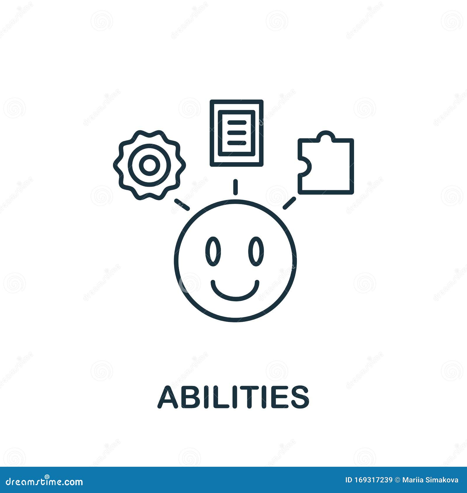 Abilities Icon From Reputation Management Collection. Simple Line ...