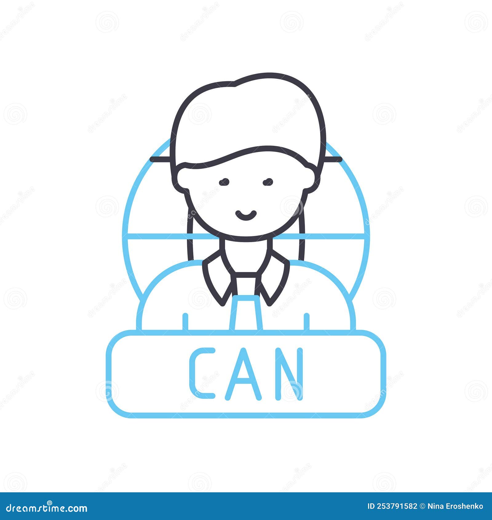 Abilities Line Icon, Outline Symbol, Vector Illustration, Concept Sign ...