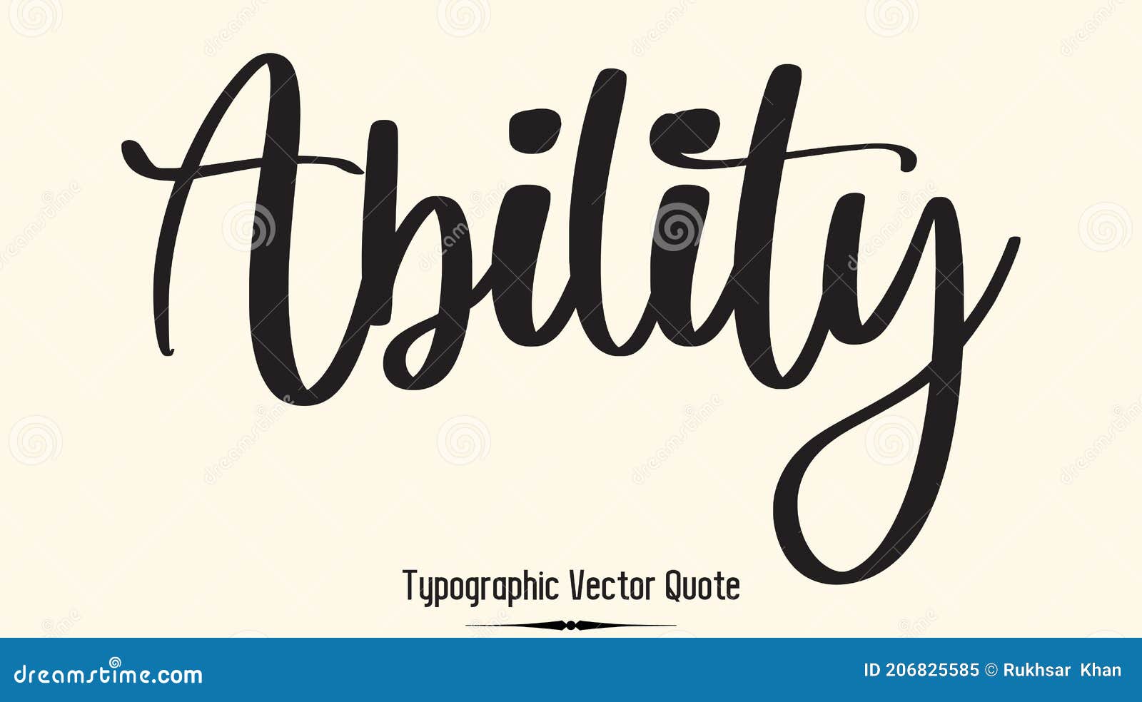 Ability Text Banner Design Vector Illustration | CartoonDealer.com ...