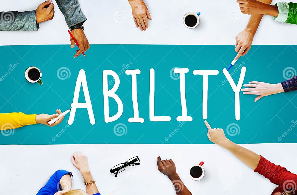 Ability Skill Expertise Performance Experience Concept Stock Photo ...