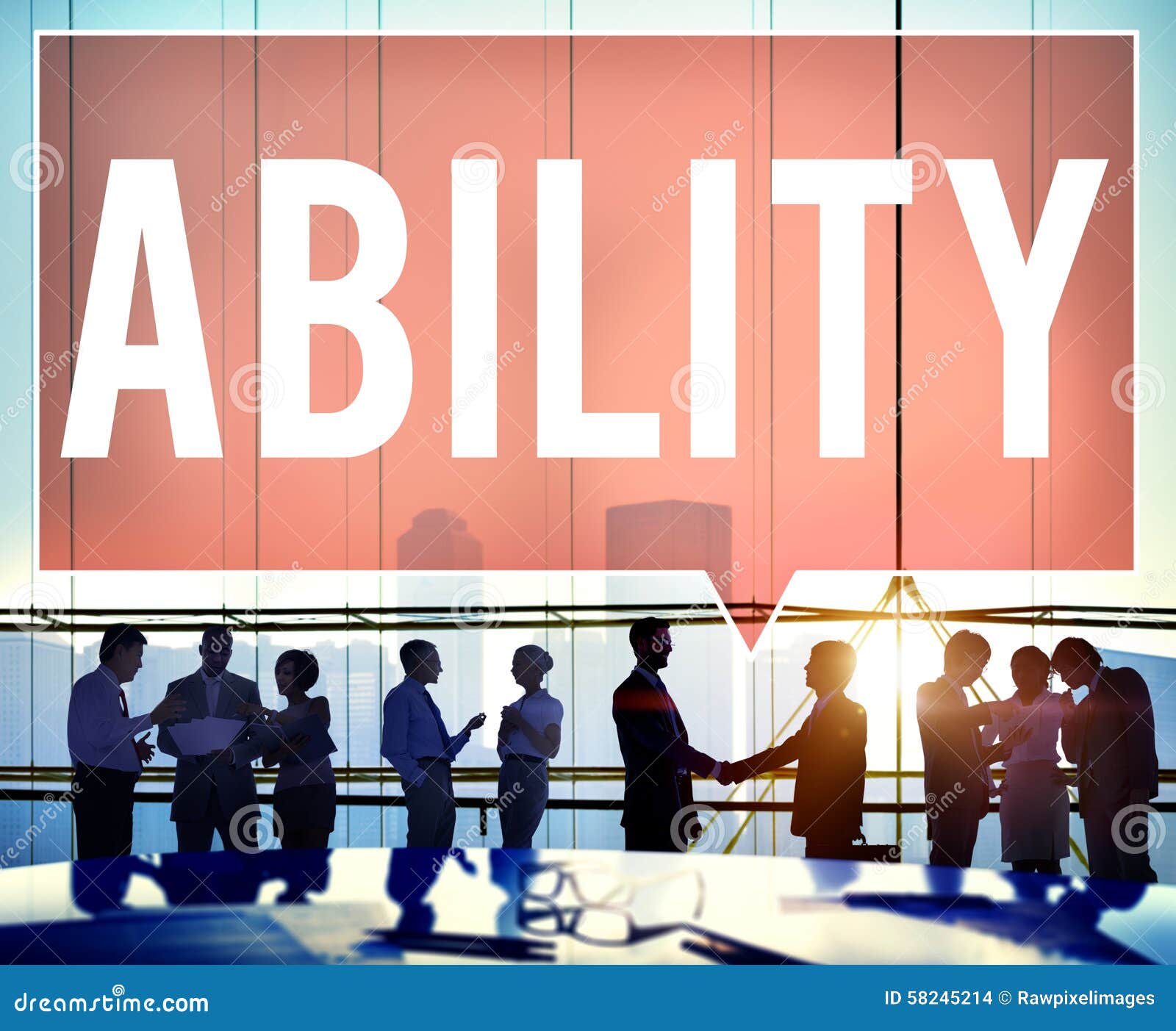 Ability Skill Expertise Performance Experience Concept Stock Photo ...