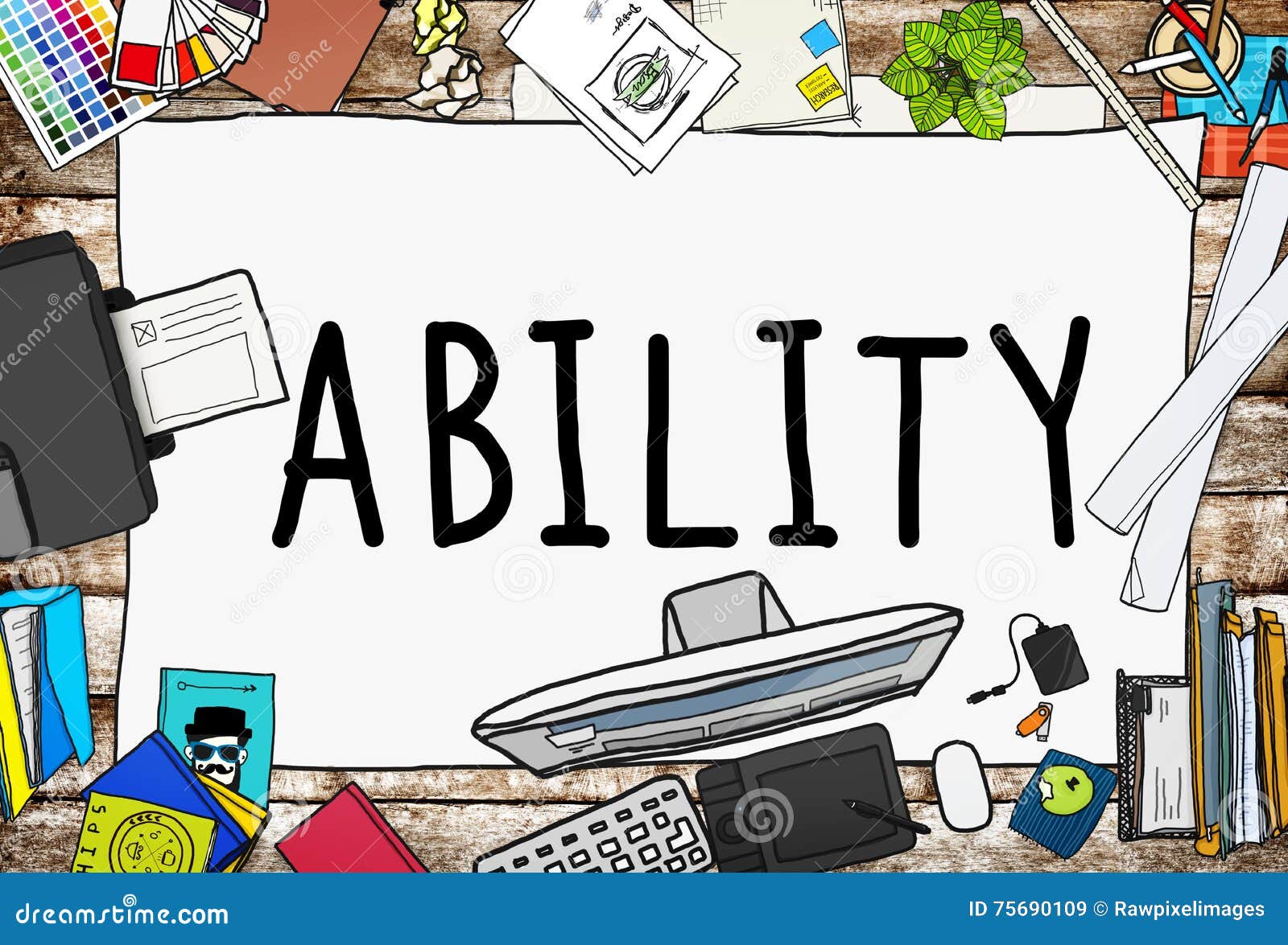 Ability Skill Performance Expertise Talent Concept Stock Illustration ...